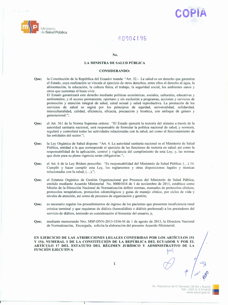 Acuerdo 4196 PROCEDIMIENTOS PARA PRESTACION Y ASIGNACIÓN DE PRESTADORES ...