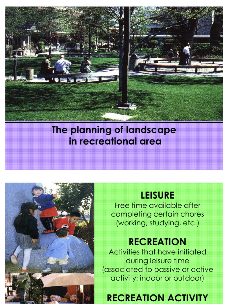 Lecture 10 Landscape For Recreational | PDF