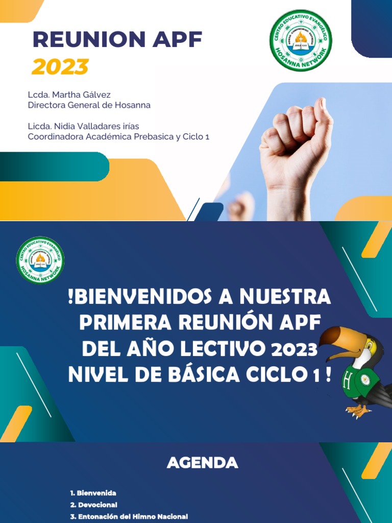 Presentación Apf 2023 | PDF | Educación de la primera infancia