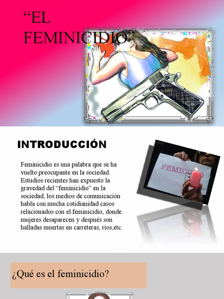 El Feminicidio Tarea Tec. Aprendizaje | PDF