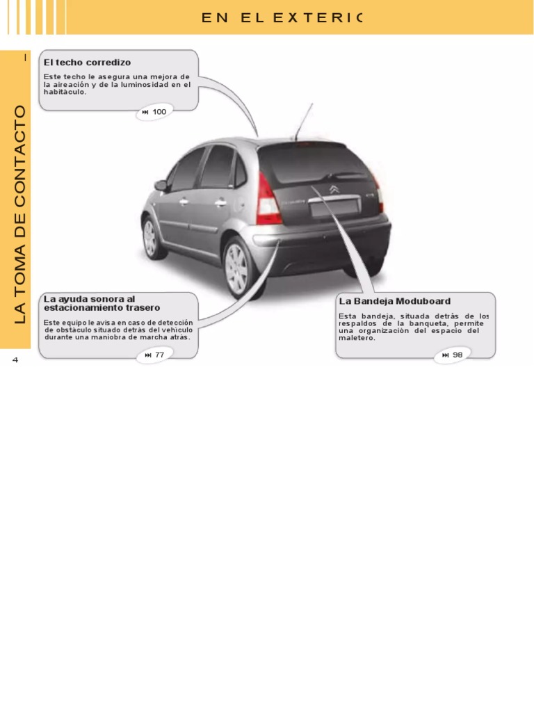 Manual Citroën C3 (2007) (Español - 201 Páginas) | PDF