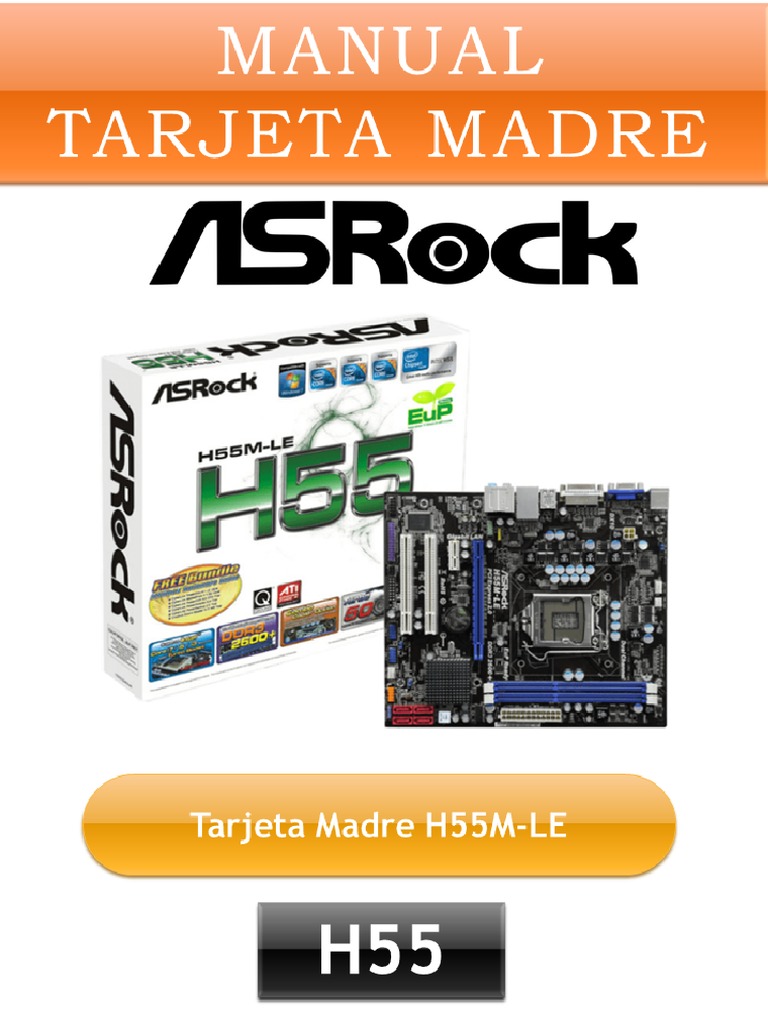 Asrock Manual H55M-LE (Mux) - Asrock | PDF | Computer Engineering | Electrical Engineering