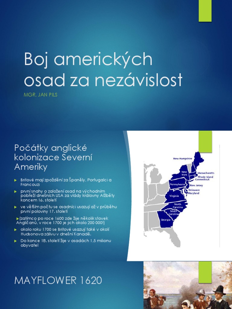 Boj Amerických Osad Za Nezávislost | PDF