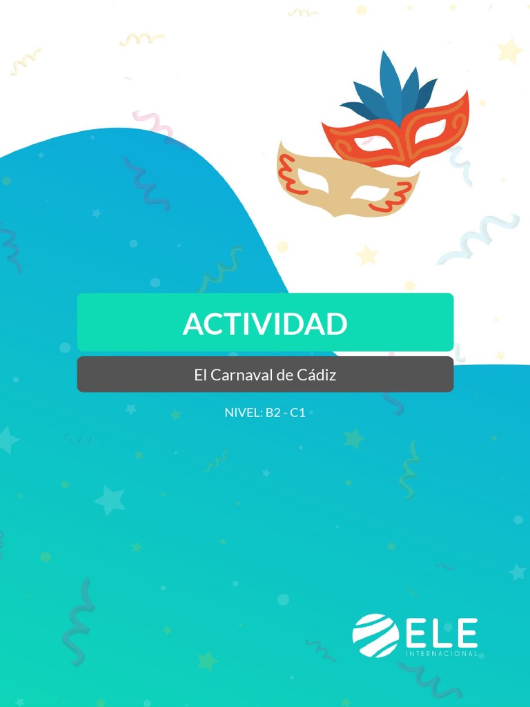 Actividad El Carnaval de Cadiz ELE | PDF | Carnaval | Léxico