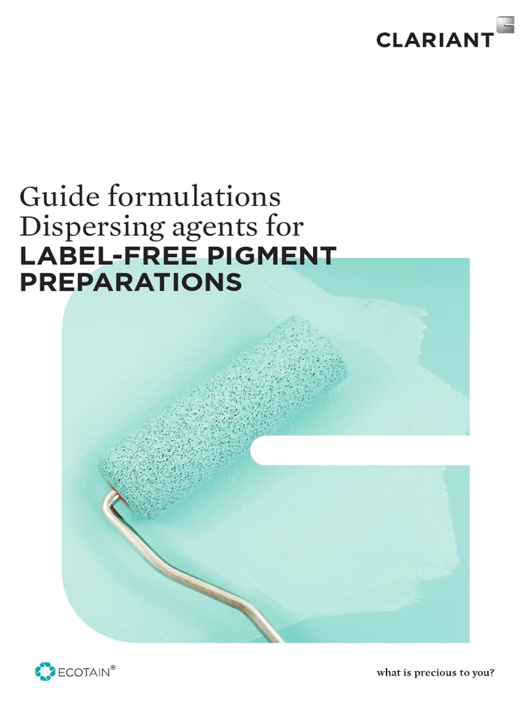 Clariant Brochure Guide Formulation Dispersing Agents For Label-Free ...