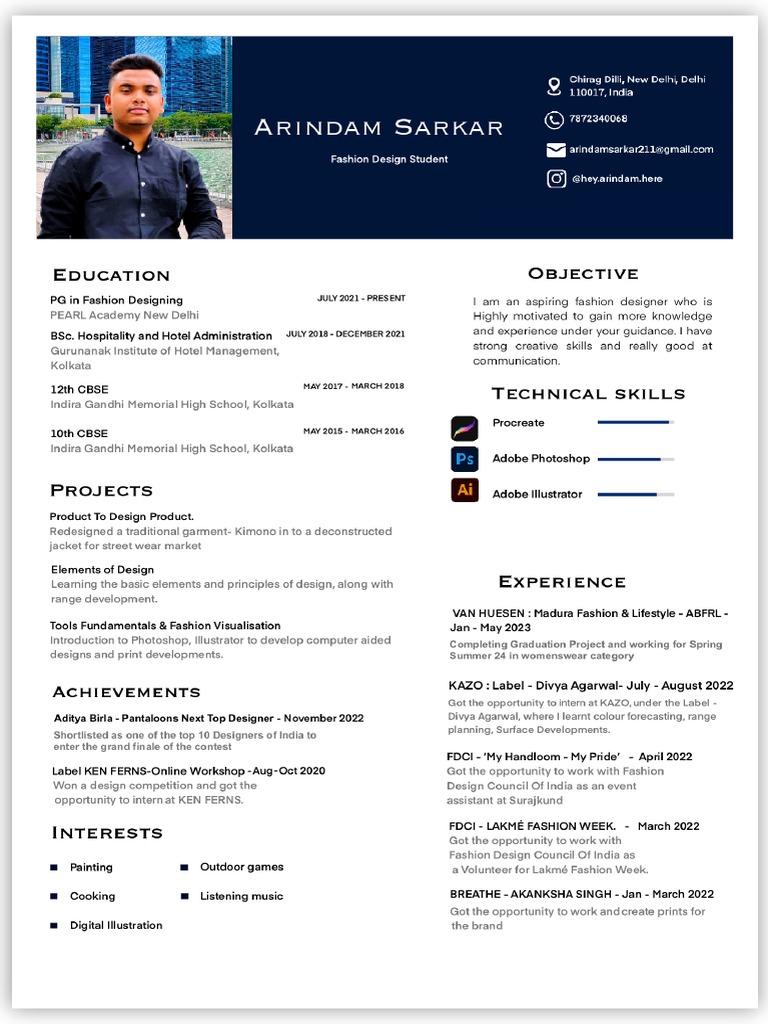 Arindam Sarkar CV. | PDF