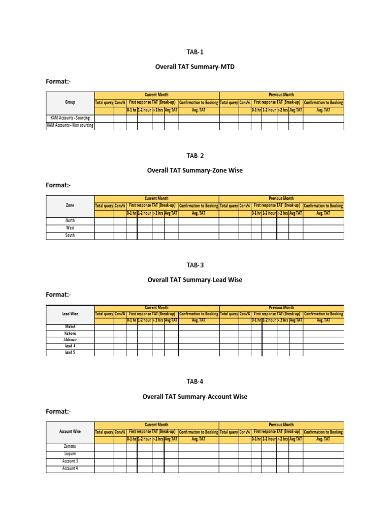 KAM Report Format | PDF