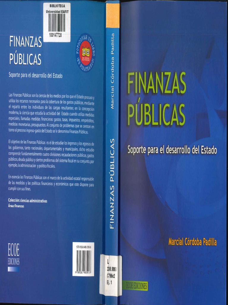 Libro Finanzas Publicas Marcial Cordoba Padilla | PDF