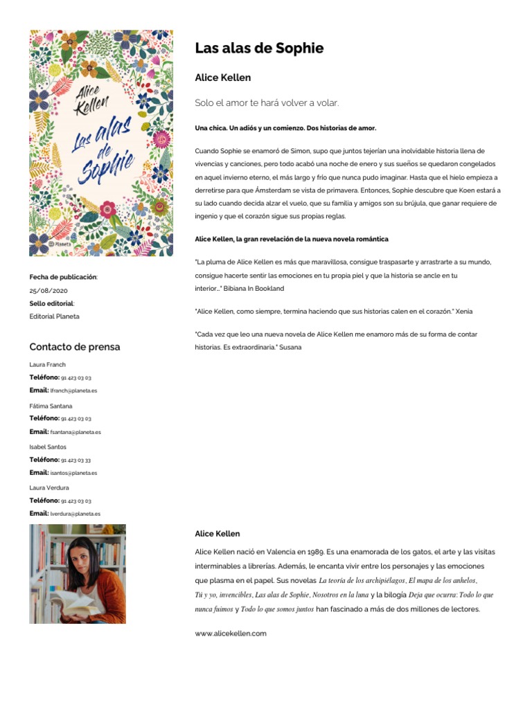 Las Alas de Sophie | PDF