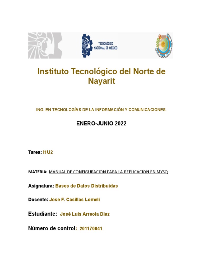 Manual de Replicacion en Mysql | PDF | Mi sql | Gestión de datos