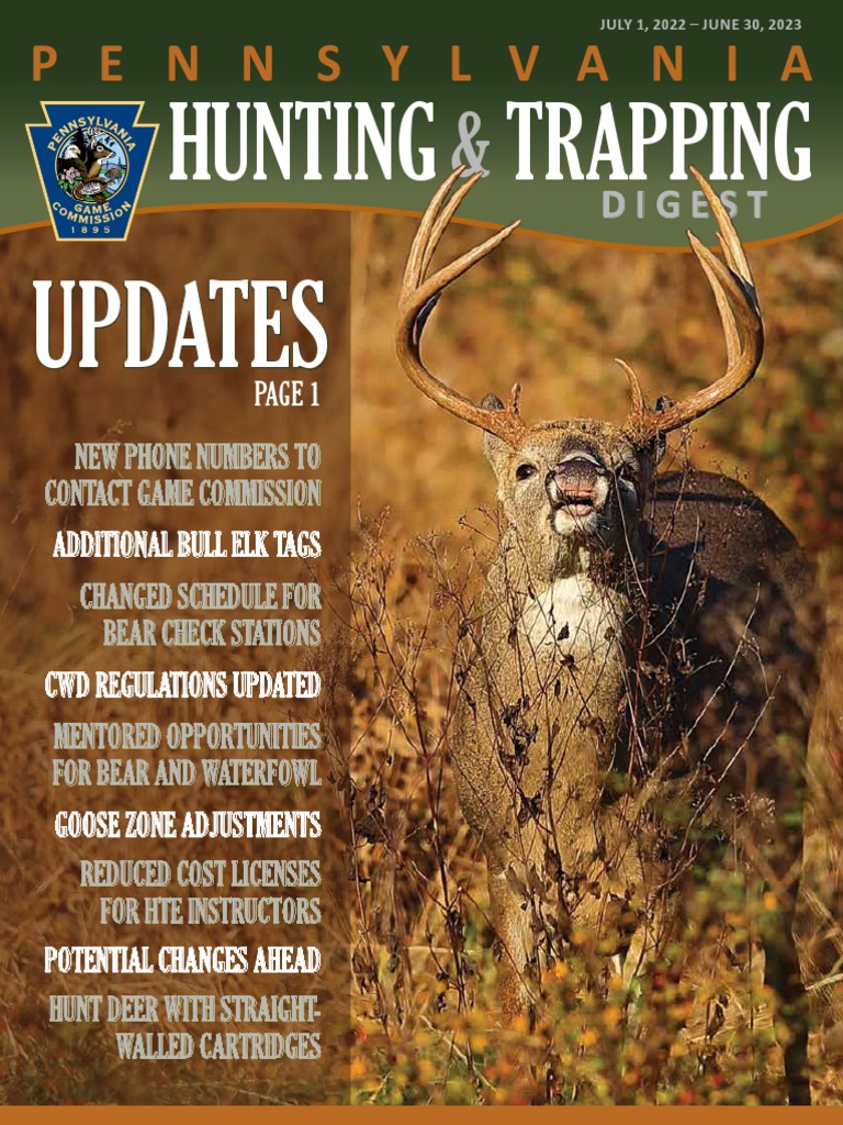 2022-23 PA Hunting Digest | PDF | Hunting | Wildlife