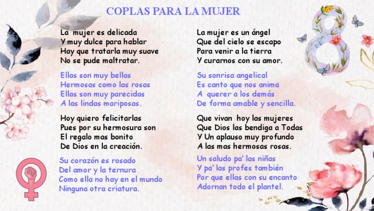 Coplas Dia de La Mujer | PDF