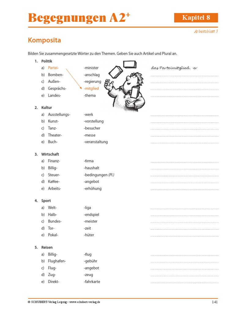 A2 Arbeitsblatt Kap8-03 | PDF