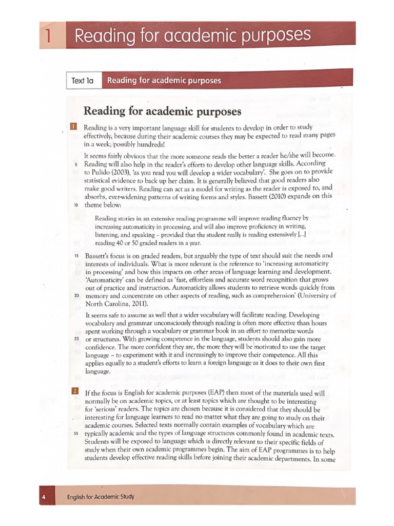 Reading Sourcebook Units 1-5 | PDF