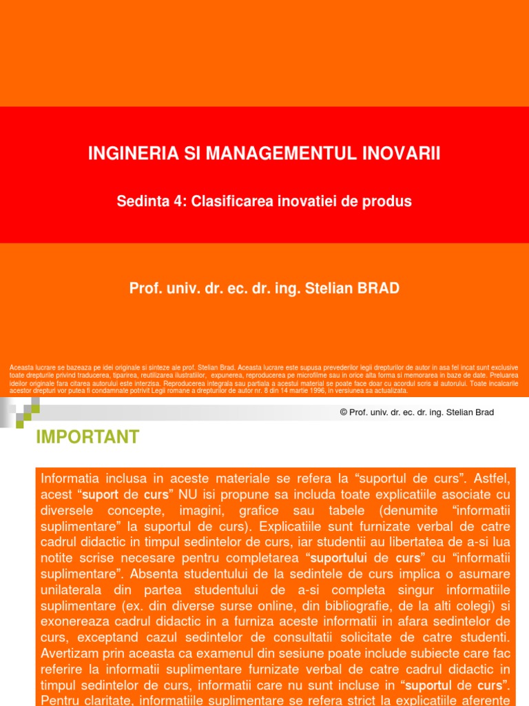 Curs 4 IMI | PDF