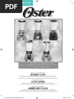 Manual Licuadoras Oster | PDF | Mayonesa | Salsa