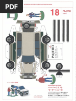Mitsubishi Pajero Gen1 Papercraft Mono 4x4ward | PDF