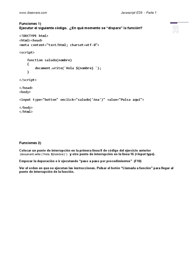 Javascript Ejercicios 2 7 | PDF | Desarrollo de software | Ingeniería de software