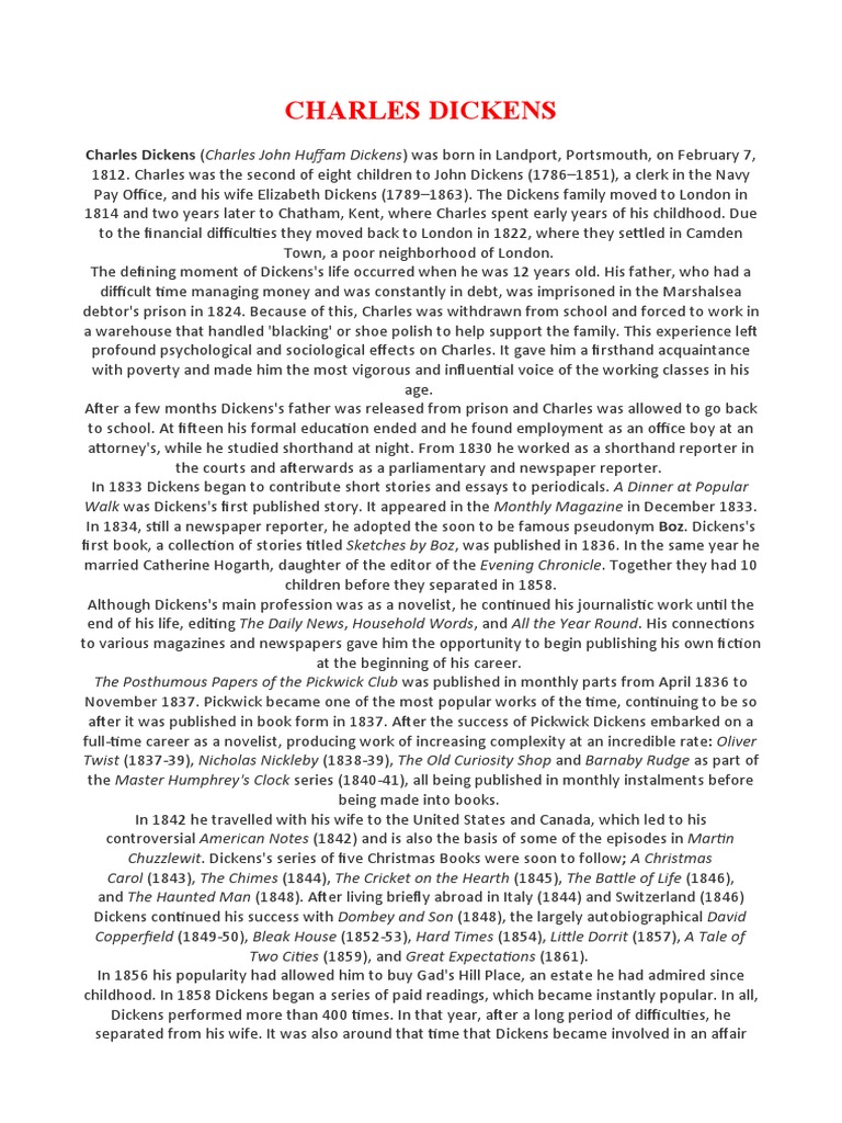 Charles Dickens | PDF | Charles Dickens | The Pickwick Papers