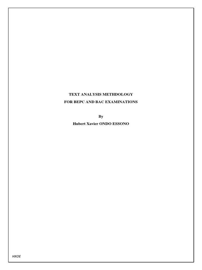 Ob 32051f Text-Analysis-Methology | PDF | Ellipsis | Writing
