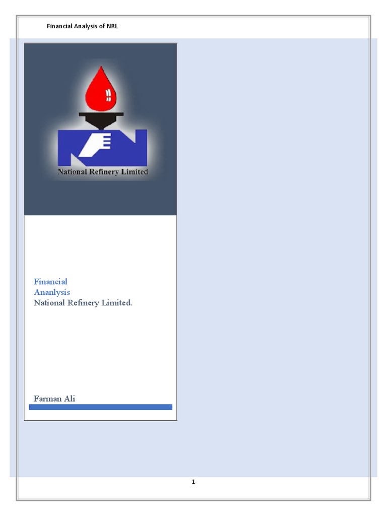 Financial Analysis Project 1 | PDF | Dividend | Oil Refinery