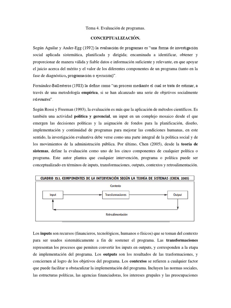 Evaluación de Programas Sociales | PDF | Evaluación | Experimentar