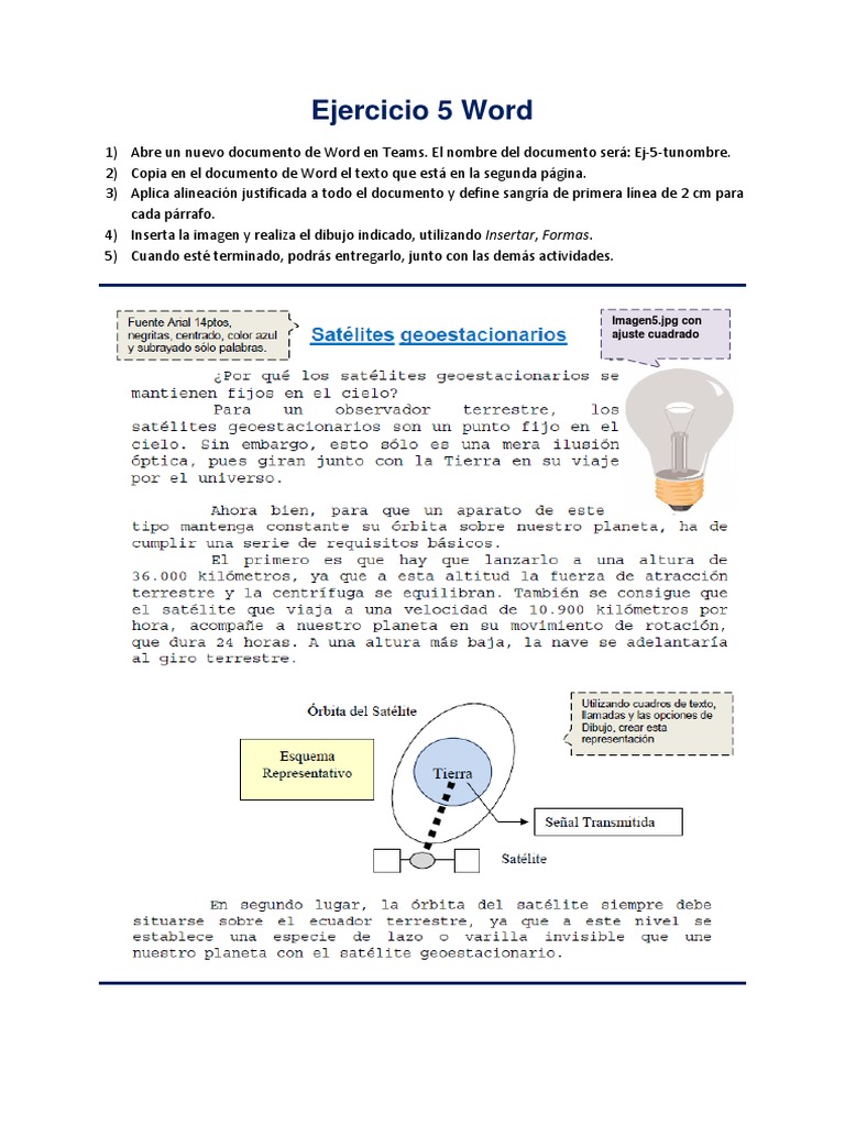 Ejercicio 5 Word | PDF