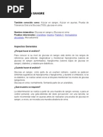 Plantilla Control Diario de Glucosa | PDF