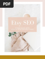 Etsy Seller Workbook for Digital Products | PDF | Etsy | Marketing