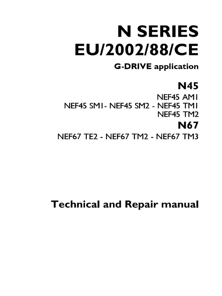 FPT N45 N67 Repair Manual | PDF