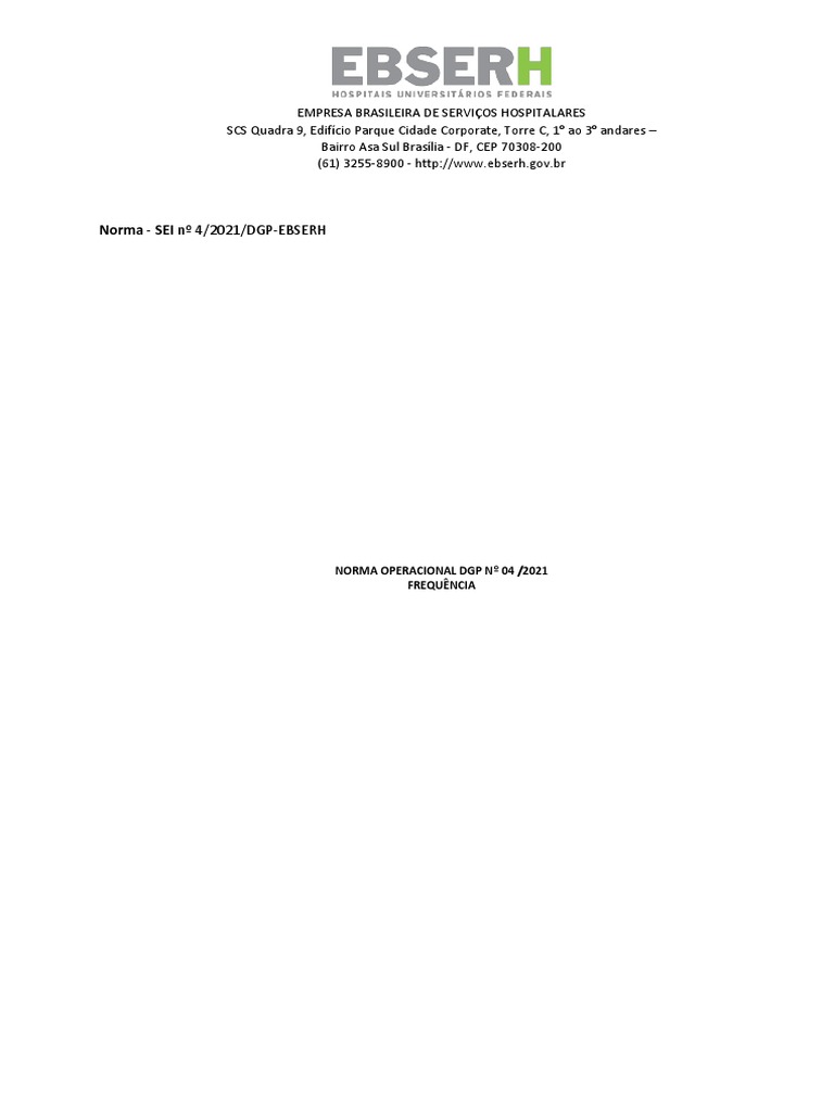 Norma Operacional 04 2021 | PDF | Expediente | Gestão de recursos humanos