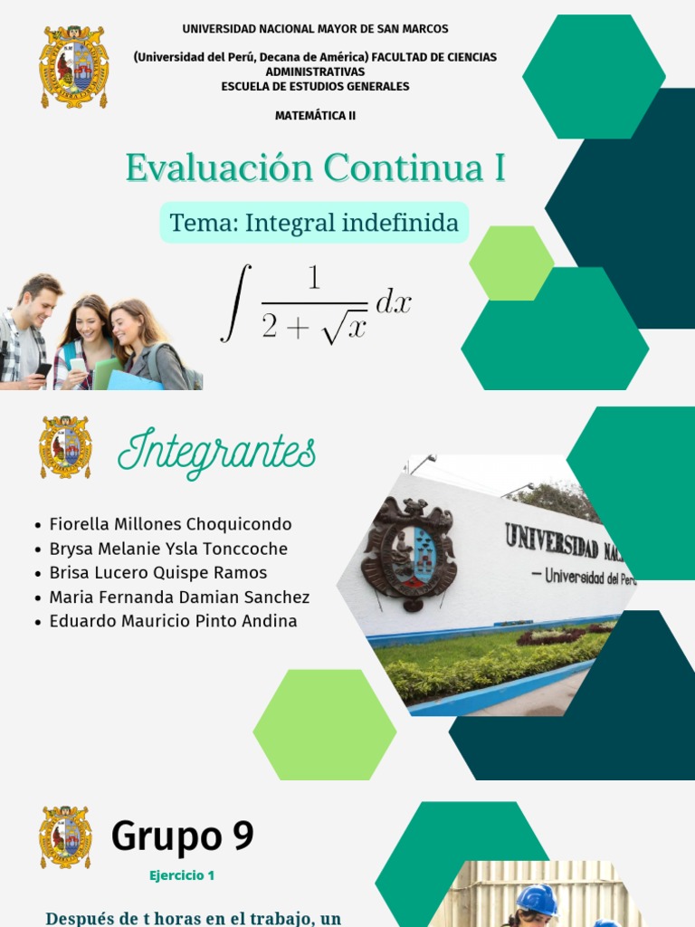 1ra EC Integral Indefinida. | PDF