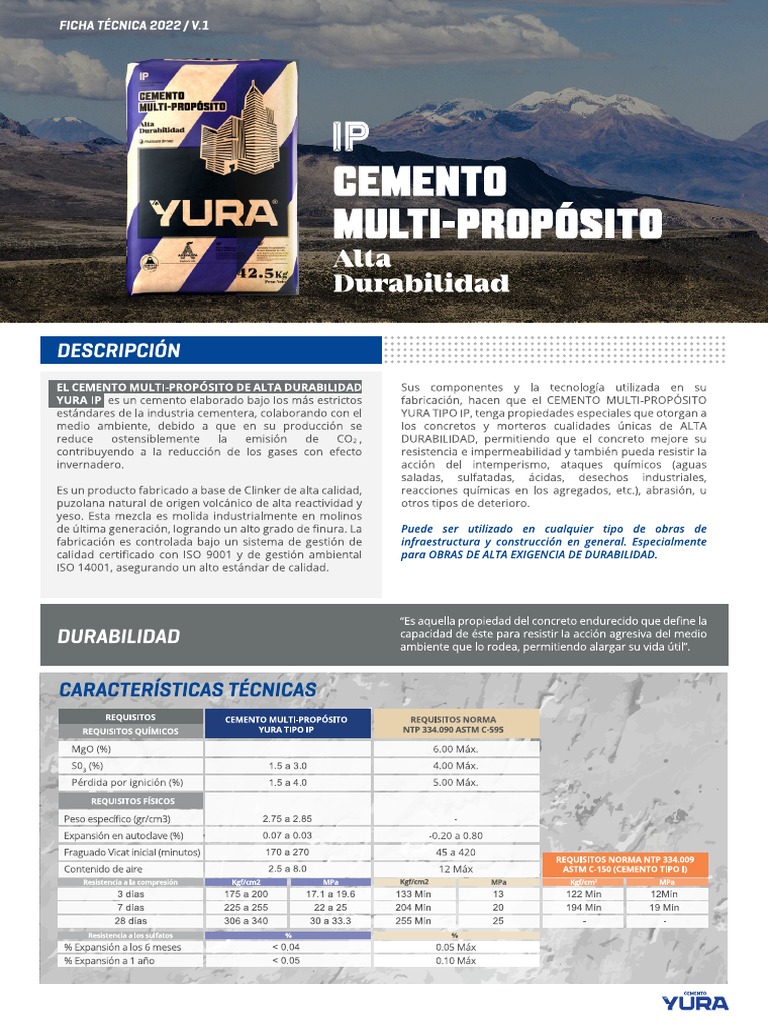 Ficha Tecnica Yura Ip | PDF