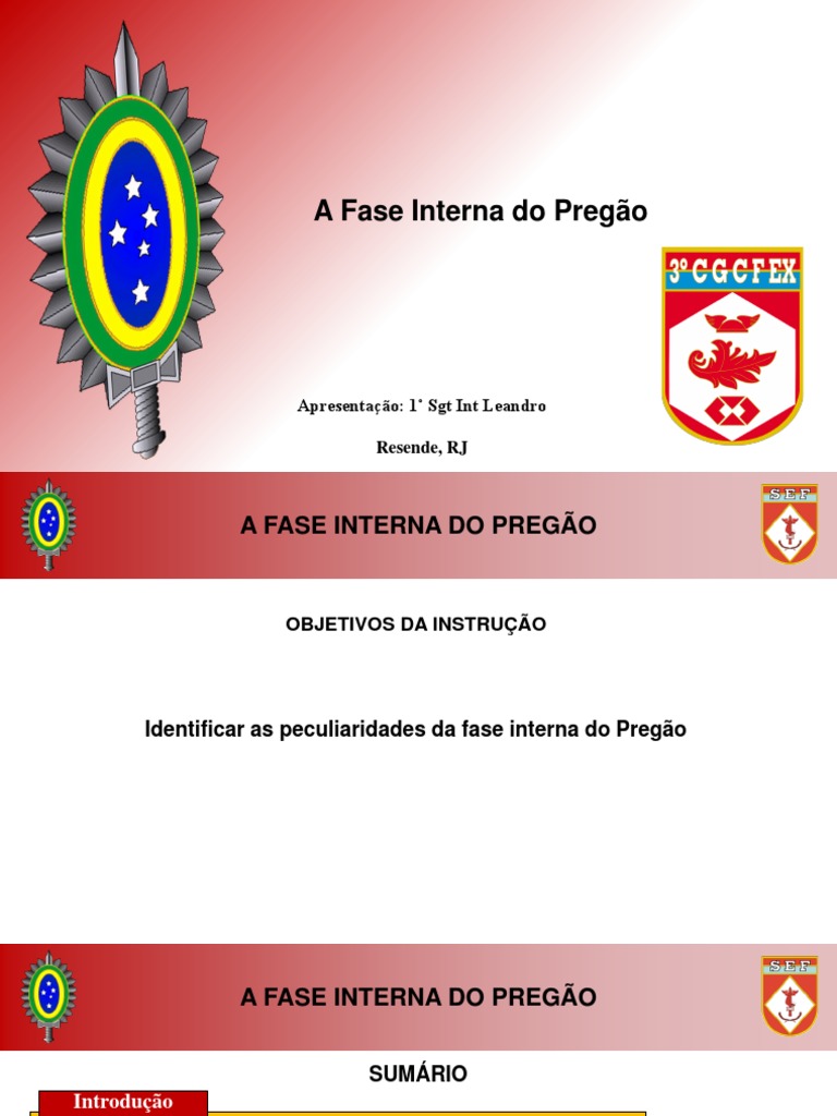 A Fase Interna Do Pregão | PDF | Economias | Business