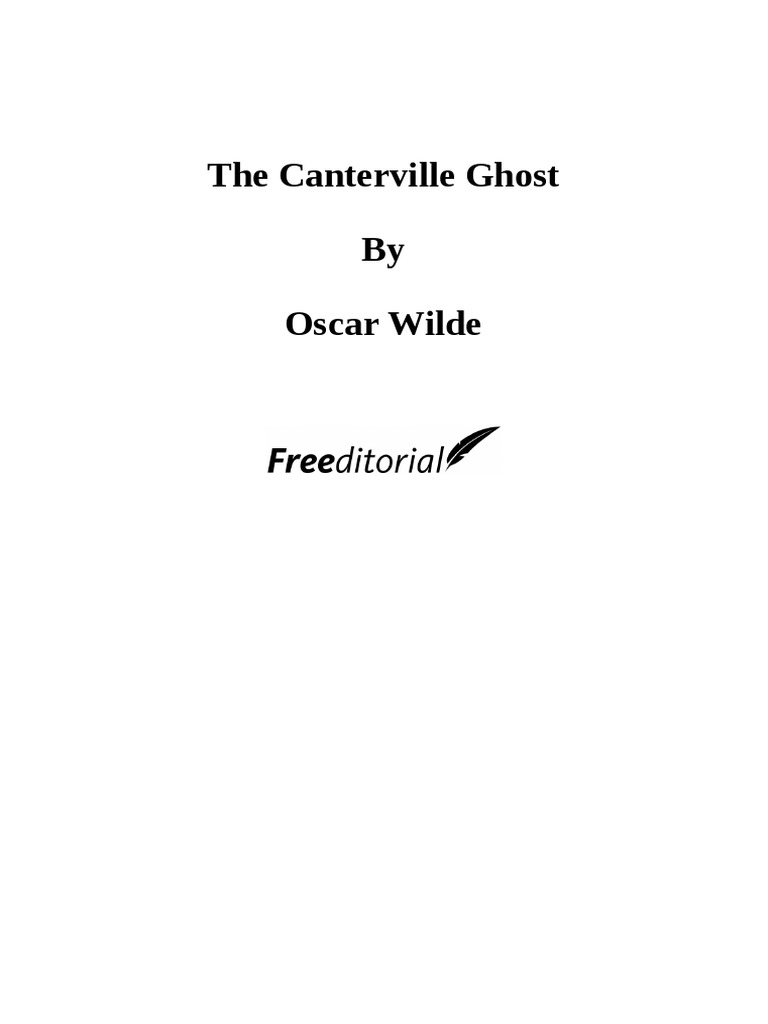 The Canterville Ghost | PDF
