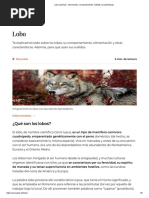 Lobos Continuemos Estudiando | PDF | Zoología