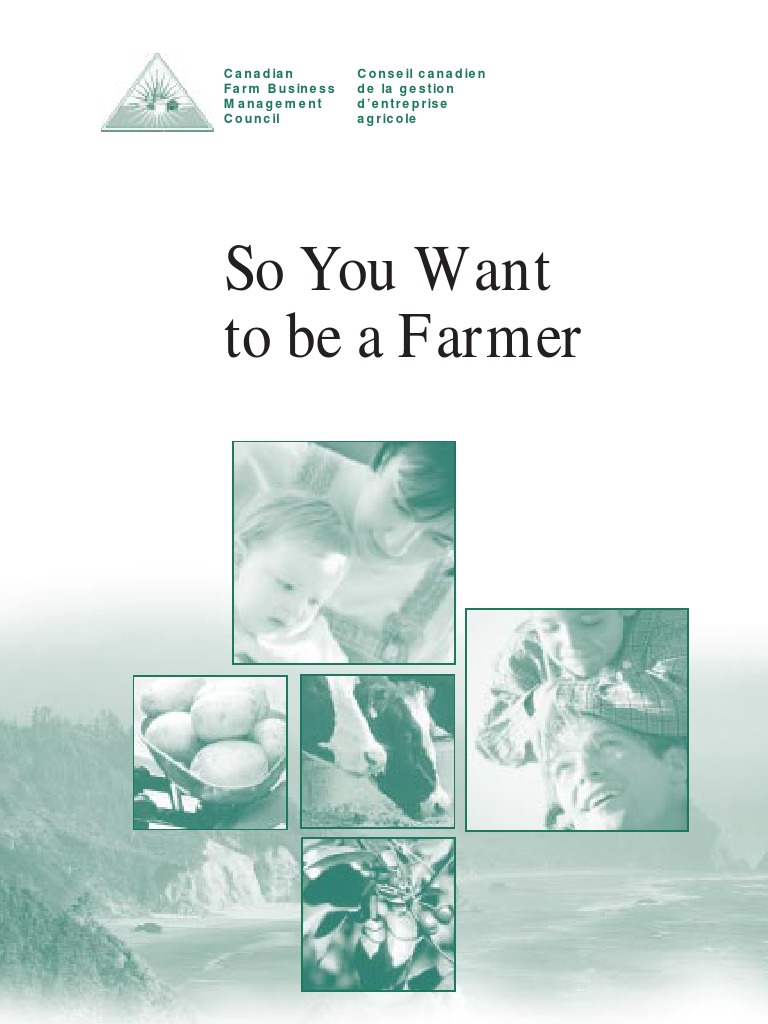 So You Want To Be A Farmer: Book v2 7/7/99 1:09 PM Page 1 | PDF ...
