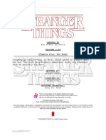 Stranger Things Transcript 301 Chapter One Suzie Do You | PDF