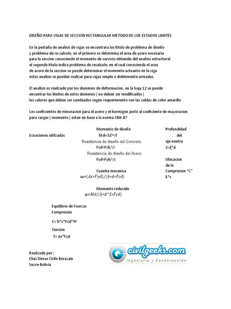 Diseño De Vigas Acero Pdf