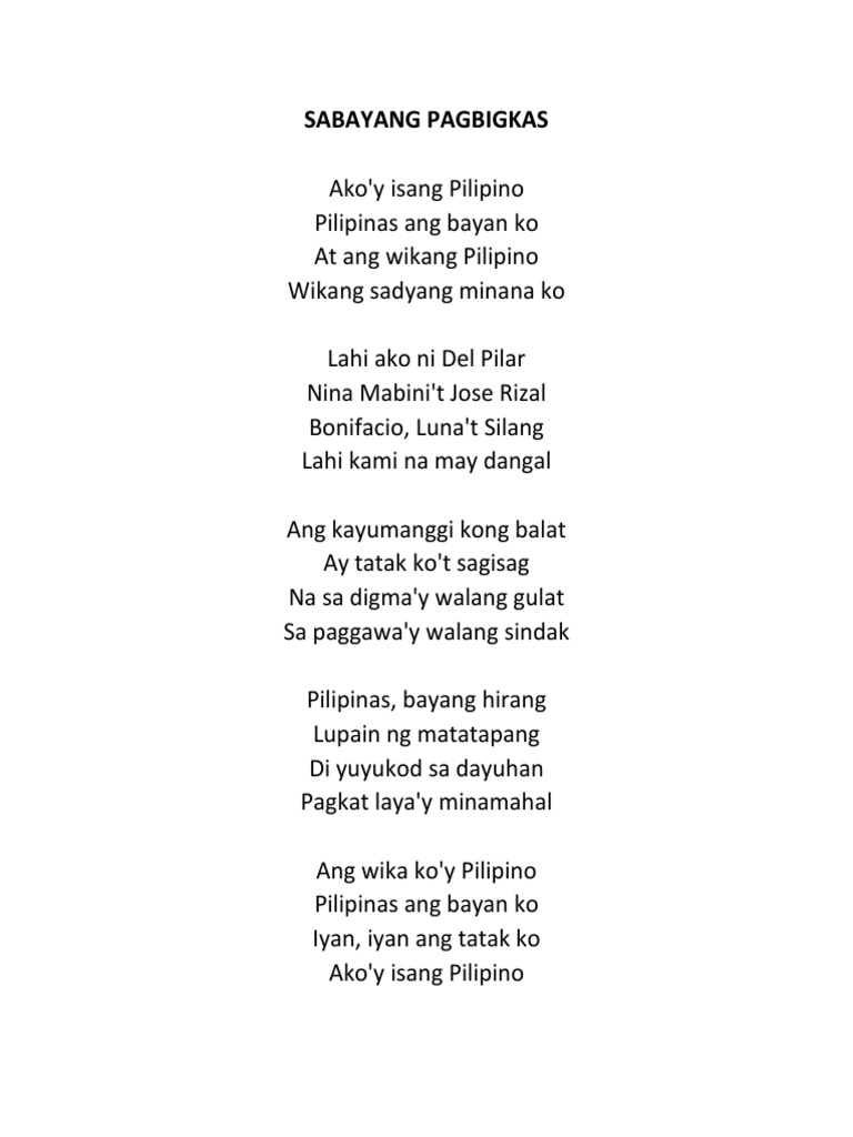 Sabayang Pagbigkas | PDF