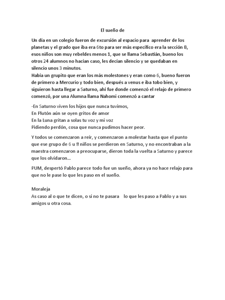 cUENTO INVENTADO | PDF