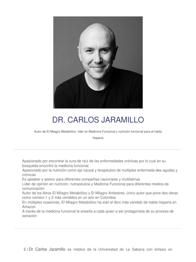 Dr Carlos Jaramillo Pdf Medicina Nutrición