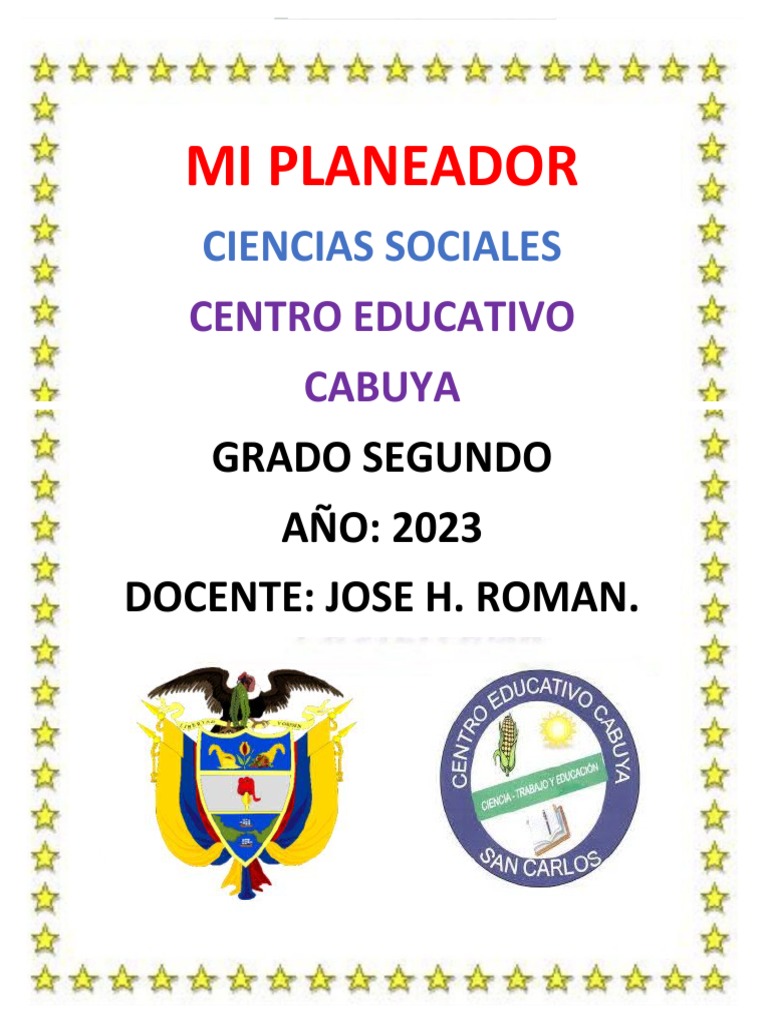 Mi Planeador Ciencias Sociales Grado Segundo | PDF