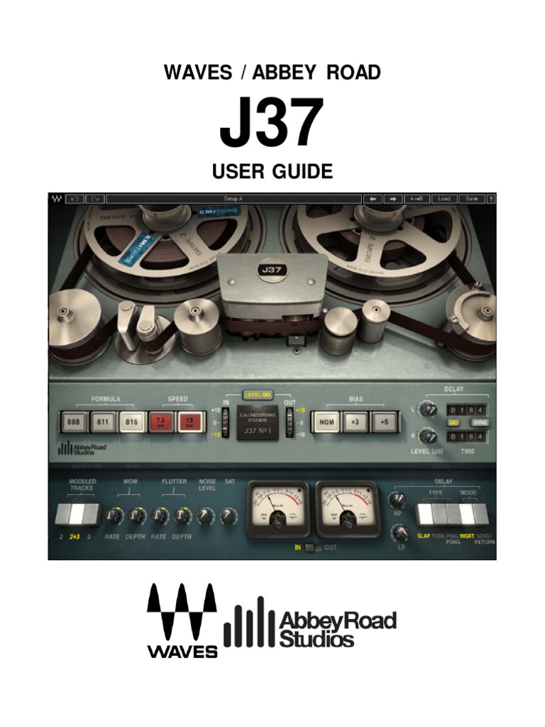 Waves J37-Tape | PDF | Distortion | Tape Recorder