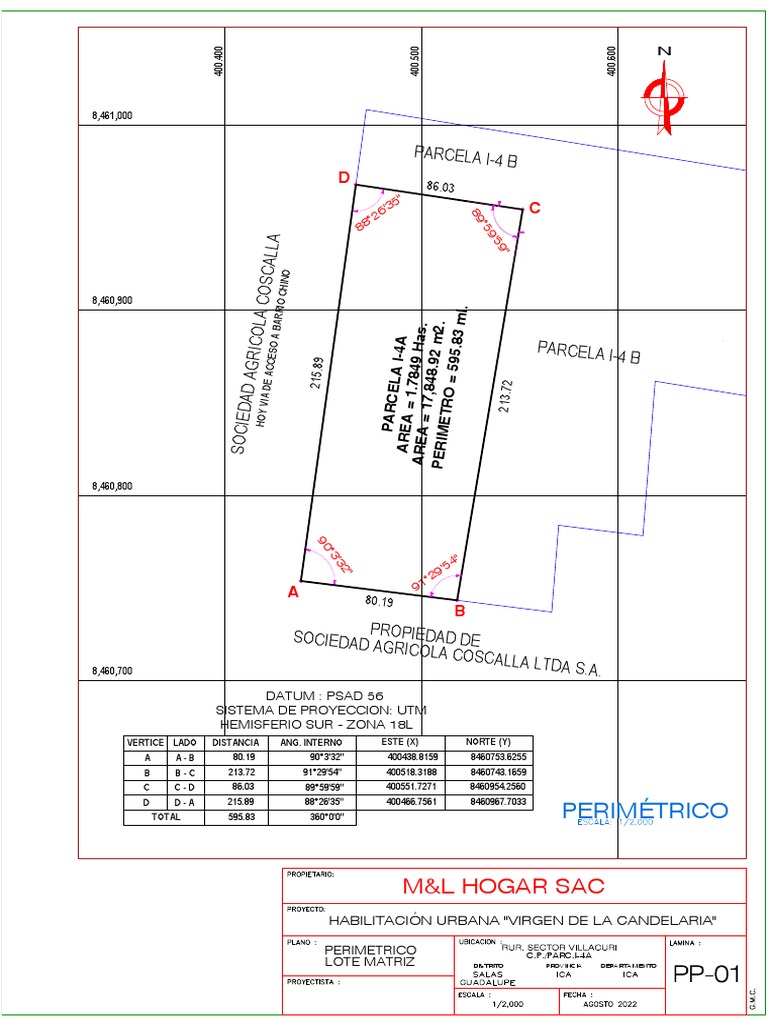 Planos Perimetrico | PDF