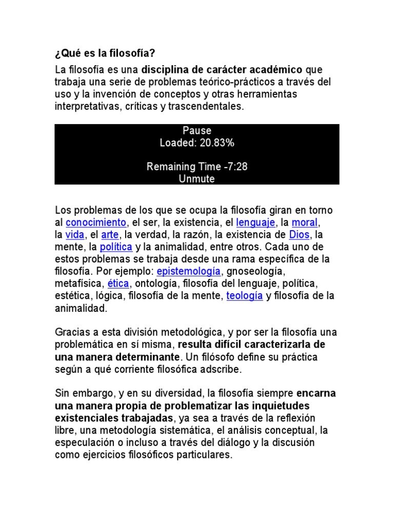 Qué Es La Filosofía | PDF | Platón | Metafísica