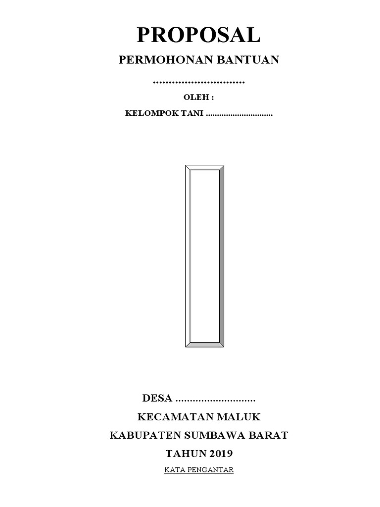 Proposal KELOMPOK TANI | PDF