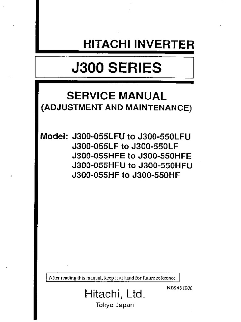 J300 Service Manual | PDF