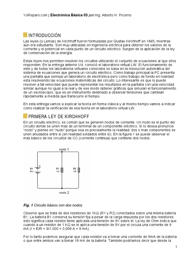 EB03 | PDF | Corriente eléctrica | Ingenieria Eléctrica