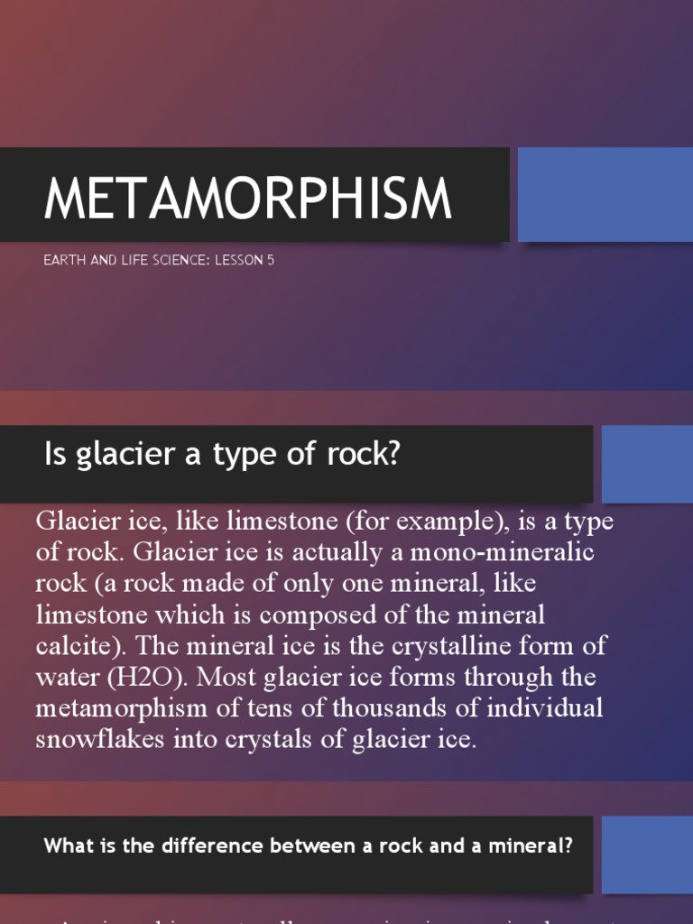 Metamorphism | PDF | Rock (Geology) | Minerals